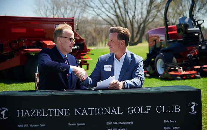 Newsroom | Hazeltine National Golf Club Enters Long-Term Agreement With ...